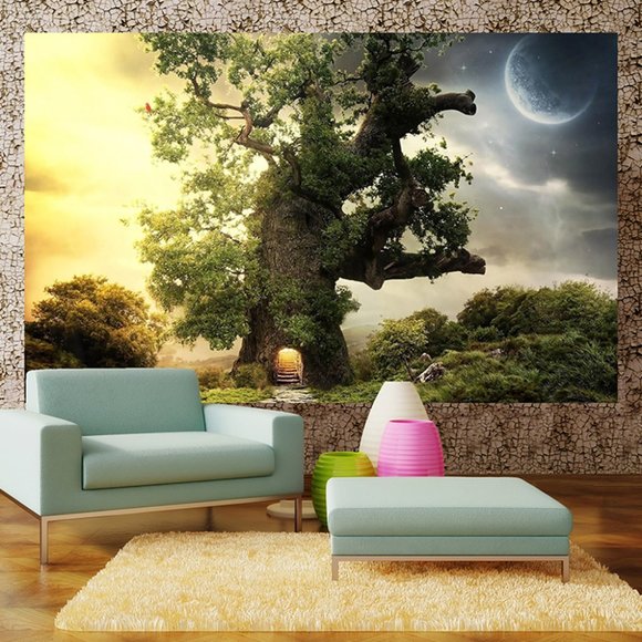 Wall Decor | Fantasy Tree Tapestry Wall Art 51x59 | Poshmark